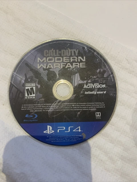 CALL OF DUTY: Modern Warfare - PlayStation 4 PS4 DISC ONLY. $9.99 ...