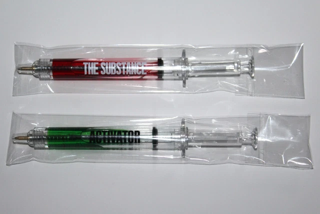 THE SUBSTANCE - x2 Syringe Pen Set - Movie Promo - Activator - 2024 £54 ...