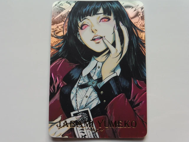 JABAMI YUMEKO KAKEGURUI anime girl acg custom card laser sculpture EUR ...