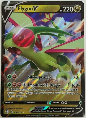 FLYGON V 106/172 - Astri Lucenti - Italiano - Ultra Raro - Pokemon EUR ...