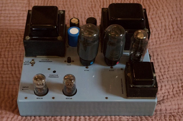 VINTAGE PYE HF25 Valve Amplifier with original Osram and Mullard valves ...