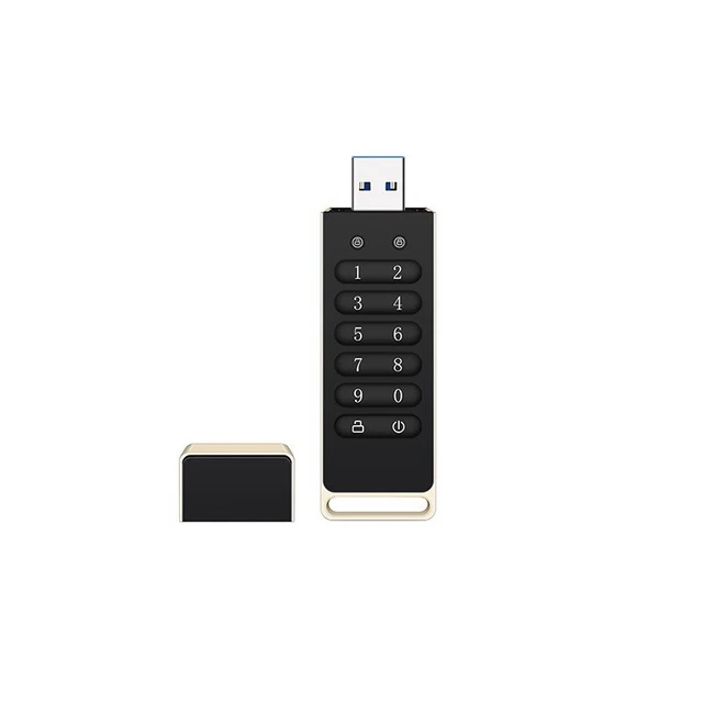 SECURE USB DRIVE, 32GB Encrypted USB Flash Drive Hardware Password ...