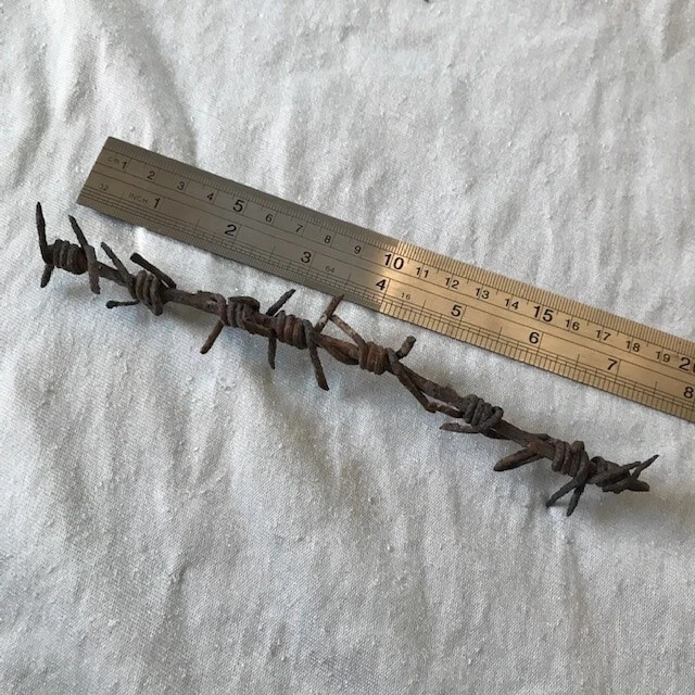 WW2 GERMAN HISTORICAL Original Wehrmacht Barbed Wire 'Berghof' Area ...