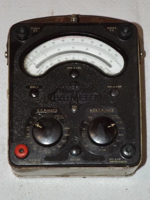 VINTAGE AVO UNIVERSAL test meter no.1 multi range *read description* £ ...