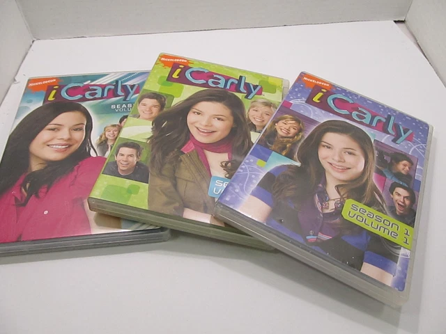 ICARLY DVD LOT: Season 1 Vol. 1, VOL. 2 & 2nd Season Vol. 1 Nickelodeon ...