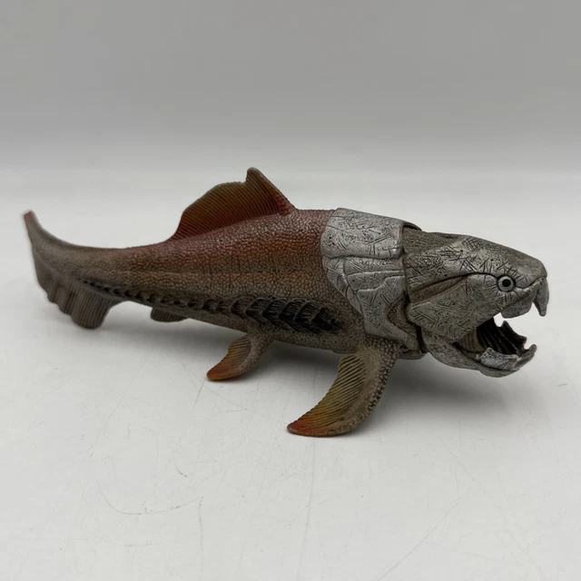 SCHLEICH DUNKLEOSTEUS PREHISTORIC Dinosaur Fish Figure Vinyl Toy 9 ...