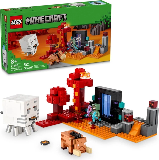 LEGO MINECRAFT 21255 THE NETHER PORTAL AMBUSH New Sealed and Sent Boxed ...