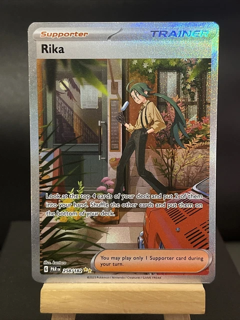 POKEMON CARD RIKA 258/182 Paradox Rift Special Illustration Rare Near ...