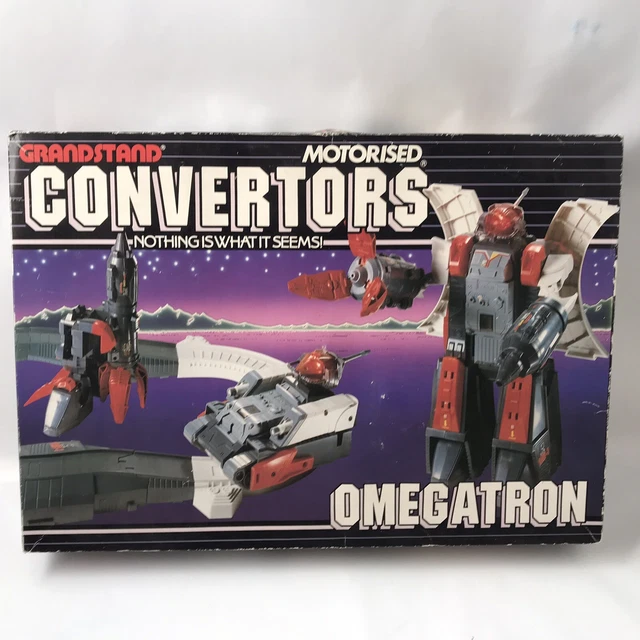 1980'S GRANDSTAND CONVERTORS Transforming Motorised Omegatron Working ...