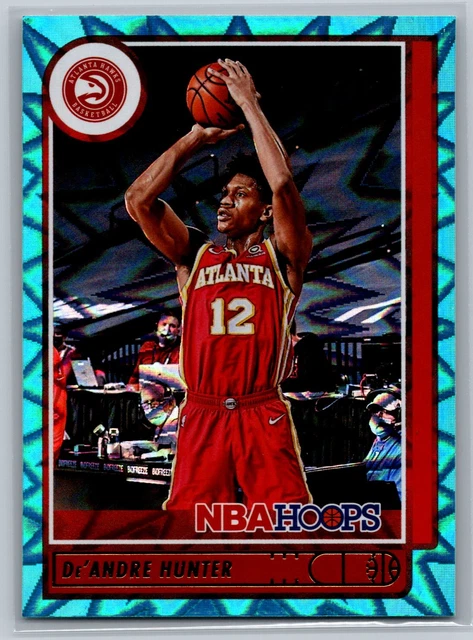2021 HOOPS TEAL Explosion Basketball #188 De'Andre Hunter Atlanta Hawks ...