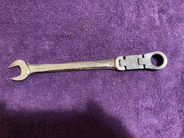 BLUE POINT ,19MM DOUBLE FLEX RATCHETING SPANNER,BOERMDFSP 19 £35.00 ...