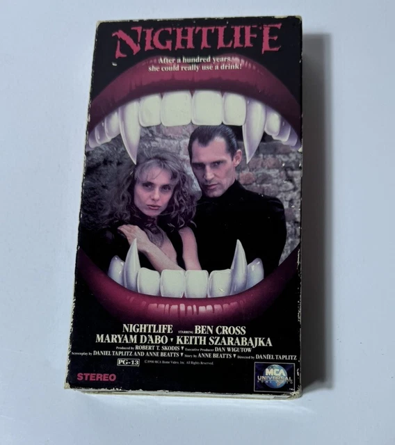 NIGHTLIFE 1990 VAMPIRE Horror Suspense Movie VHS $29.75 - PicClick CA