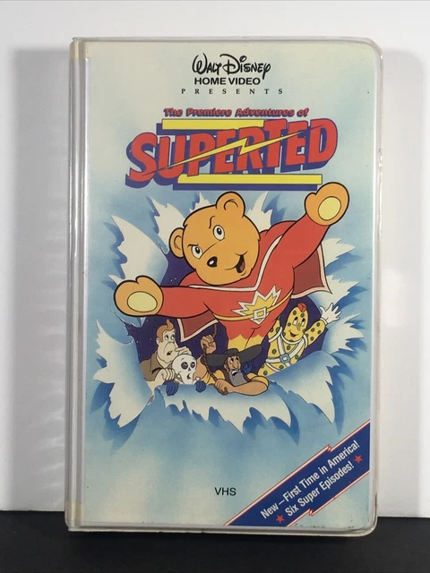 ADVENTURES OF SUPERTED VHS WALT DISNEY CLASSIC CLAMSHELL OOP ...