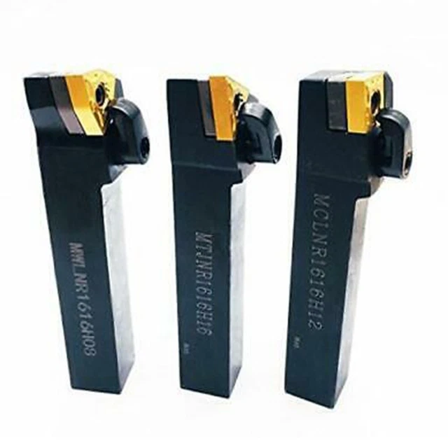 JEU D'EMBOUTS PORTE-OUTILS de tournage CNC CLNR1616H12 MTJNR1616H16 MWLNR1616H08 EUR 56,05 ...