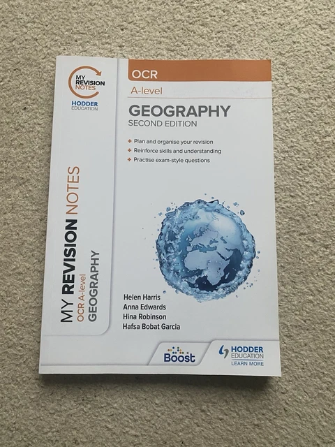 My Revision Notes Ocr A Level Geography Revision Guide 4 91 Picclick Uk