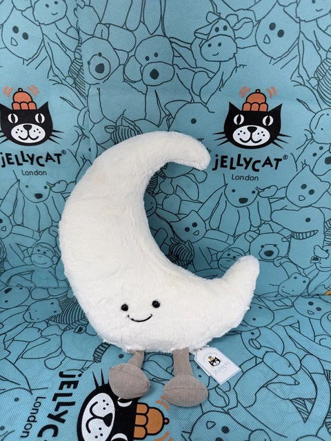 JELLYCAT AMUSEABLES MOON 33cm Rare Plush Gift Tags+Brand New With Dust ...