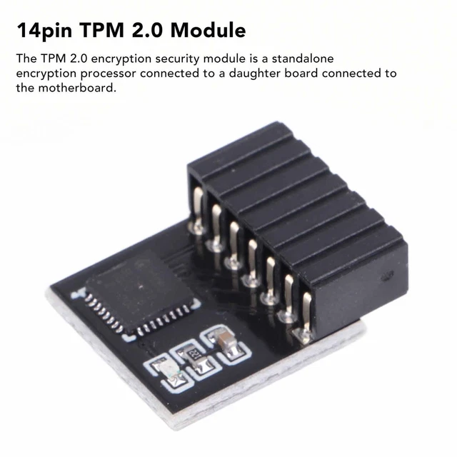 TPM 2.0 TRUSTED Platform 14-Pin GC-TPM 2.0_S Motherboard Security ...