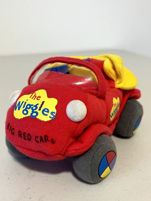 THE WIGGLES VINTAGE 2006 Plush Bean Filled Big Red Car Toy 14cm Long ...