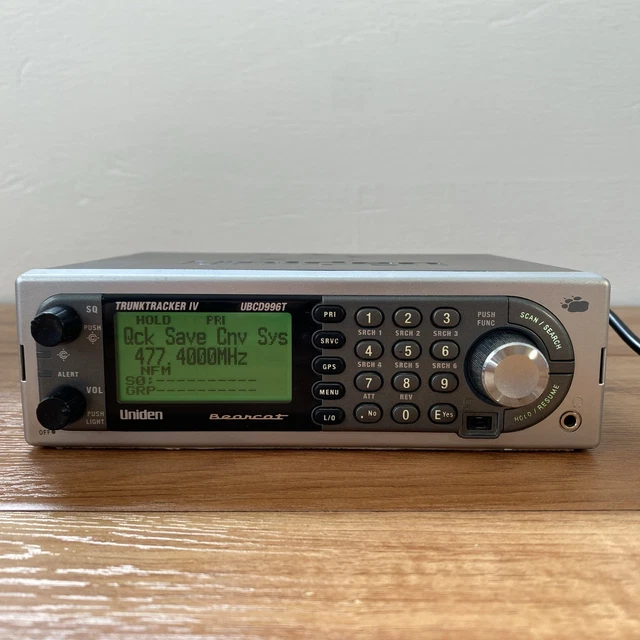 UNIDEN BEARCAT UBCD996T Trunktracker Iv Digital Trunking Police Scanner ...