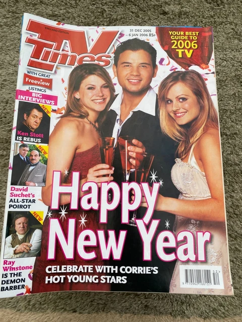 TV TIMES MAGAZINE 31st December 2005 - 6th January 2006 Ray Winstone ...