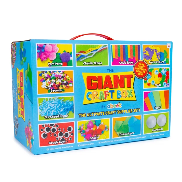 GIANT CRAFT KIT for Kids | Arts and Crafts Supplies Kit | Craft Set for ...