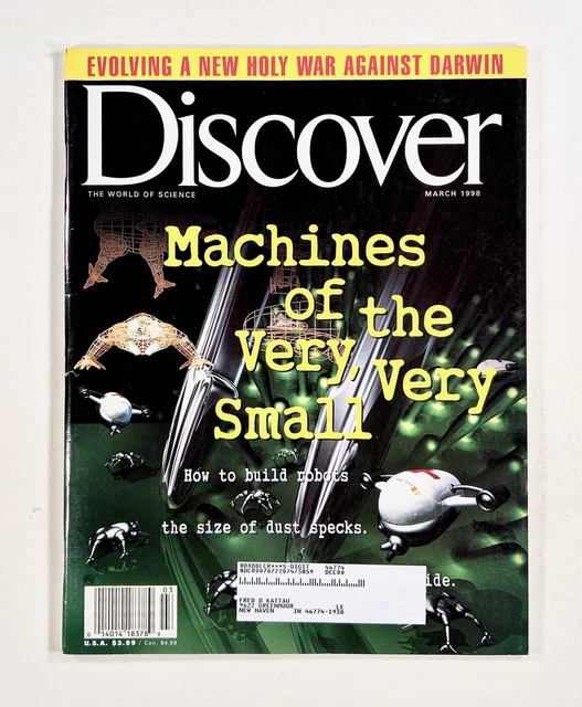 1998 MAR DISCOVER Nanomachines CLIMATE & CIVILIZATION COLLAPSE ...