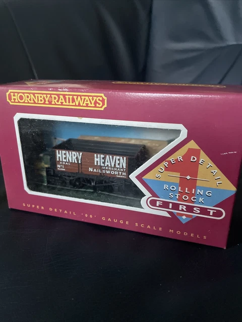HORNBY OO GAUGE R454 'HENRY HEAVEN' 6 PLANK WAGON UNUSED NEW IN BOX see ...