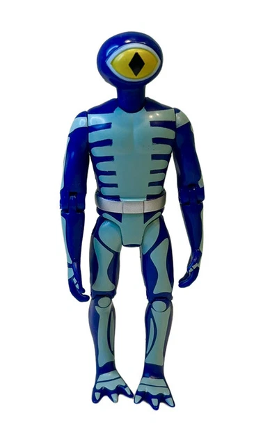 BLUE SKELETON EYEBALL Guy Pvc Cake Topper 4” Figure Figurine Rare New ...