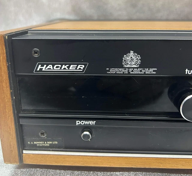 RARE VINTAGE HACKER T.A 600 Stereo Radio/Tuner/Amplifier £189.99 ...