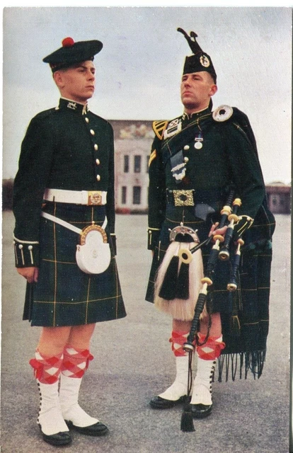 GORDON HIGHLANDERS PIPER Drummer Scottish Military Life Valentine's ...
