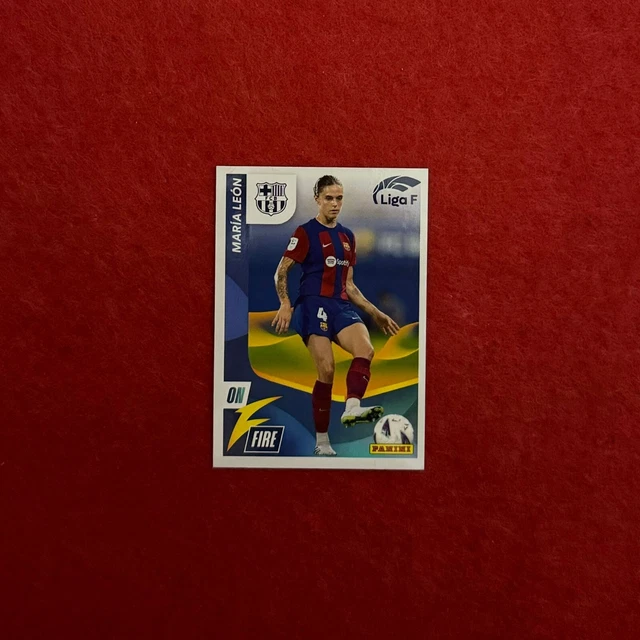 MARIA LEON-BARCELONA-STICKER-CROMOS-LA LIGA F 2023/2024-N.344-New-Mint ...