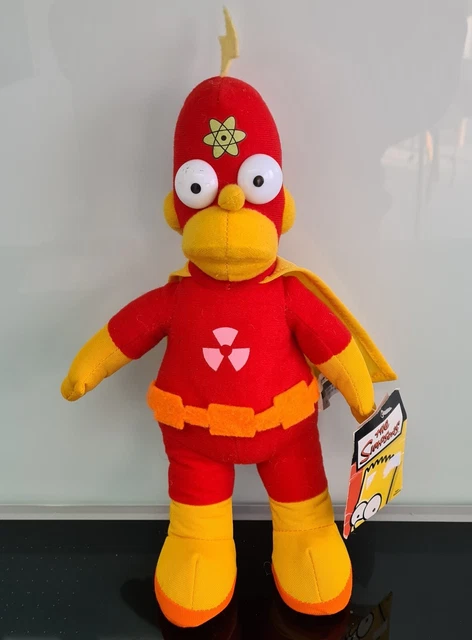 THE SIMPSONS HOMER Simpson Radioactive Man Yellow Plush Soft Toy TV ...