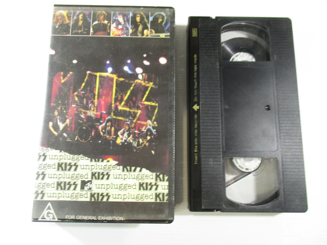 KISS UNPLUGGED VHS G PAL 1996 PolyGram Video Tested $17.50 - PicClick AU