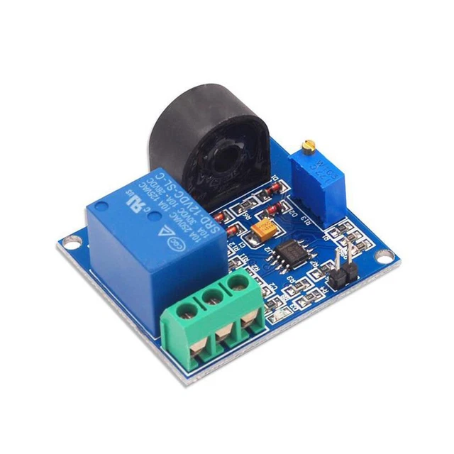 Dc 12v Current Detection Sensor Module 5a Relay Overcurrent Protection