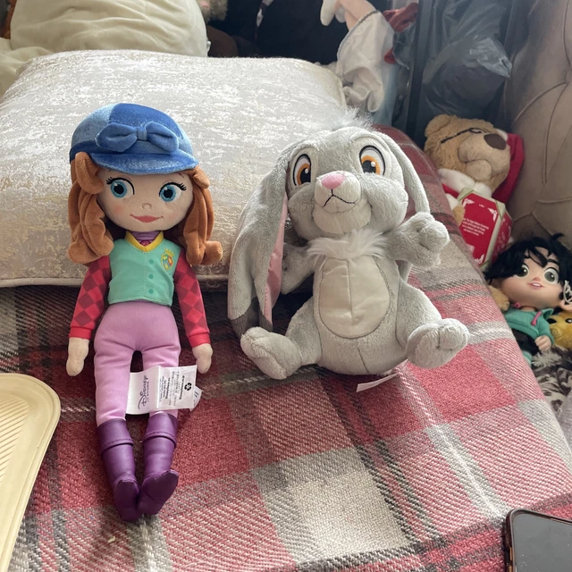 DISNEY STORE SOFT Plush Clover Sofia the first 1st Plush Taking Sofia ...
