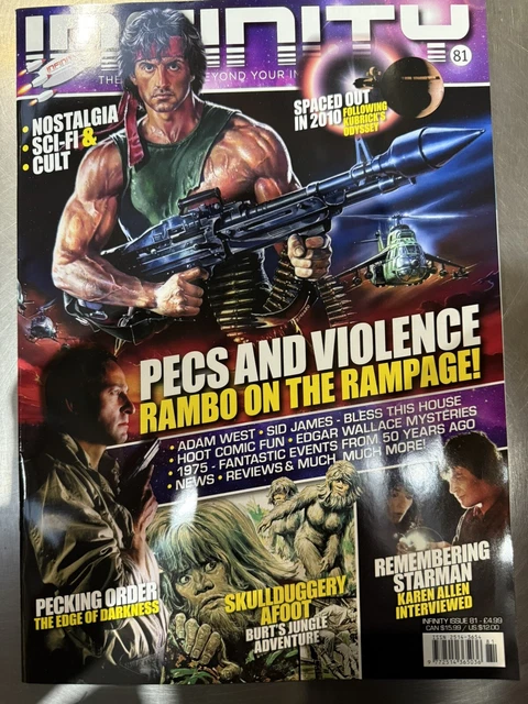 INFINITY MAGAZINE #81 2025 Rambo on the rampage The Edge of Darkness ...