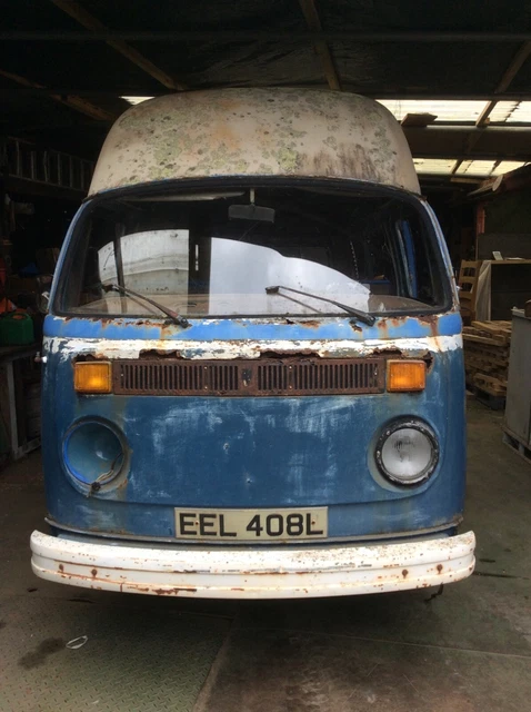 VOLKSWAGEN ROLLING CHASSIS camper van restoration project 1973 bay ...