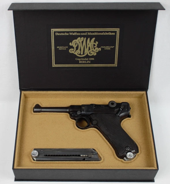 PISTOL GUN PRESENTATION CUSTOM DISPLAY CASE BOX for DWM LUGER P 08 ...
