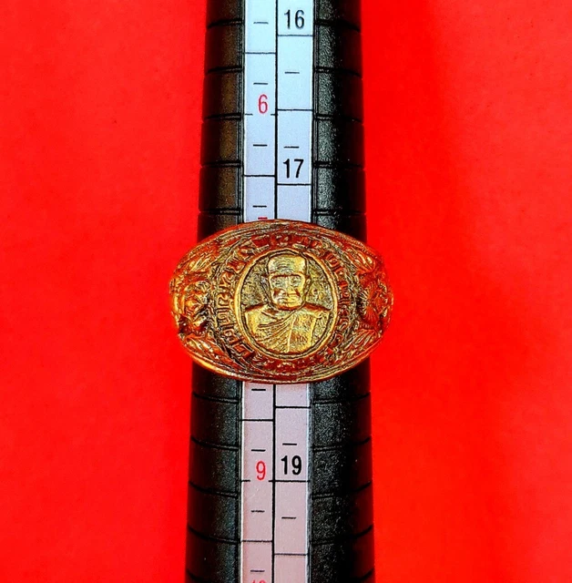 LP TUAD WAT Changhai Thai Amulet Ring Buddha Phra Talisman Powerful ...