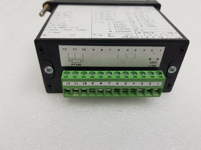 MEGATRON CONTROLLER MIC1-RTD PT100, Display 0-199.9, 220 VAC Relais A ...