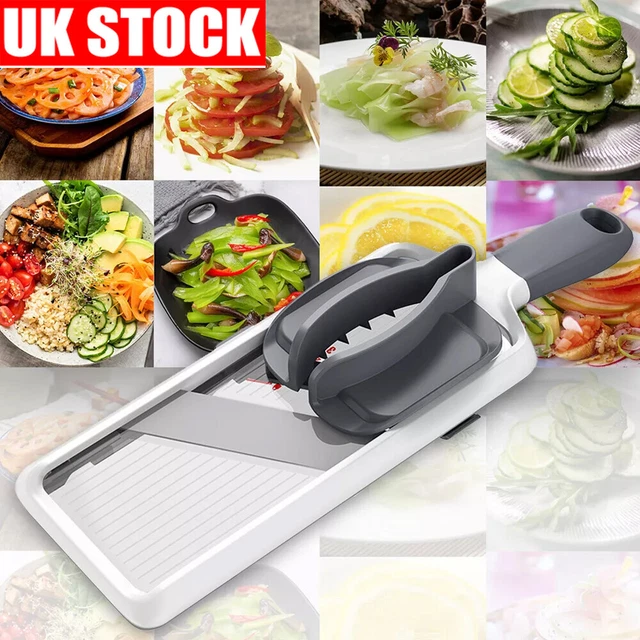 MULTI HANDHELD MANDOLINE Slicer - Adjustable Fruit and Vegetable Slicer ...