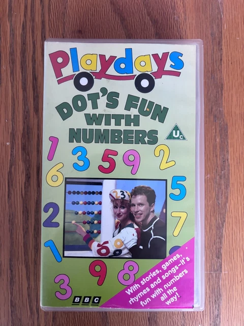 PLAYDAYS DOT'S FUN with numbers VHS VIDEO £38.11 - PicClick UK