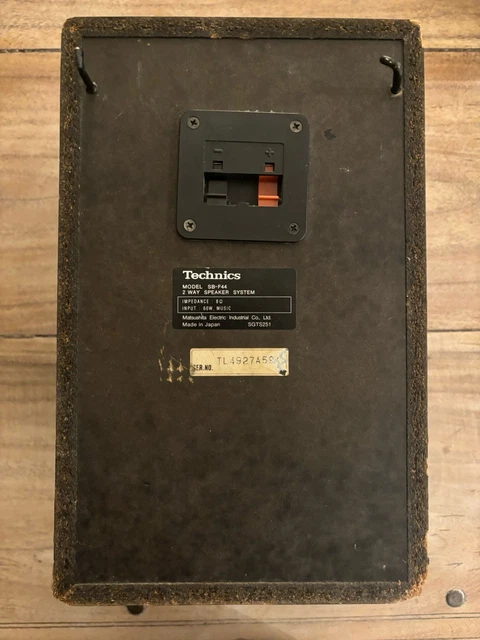 TECHNICS SB-F44 Two Way Book Shelf Speakers Vintage Japan 60w 8 Ohms £ ...