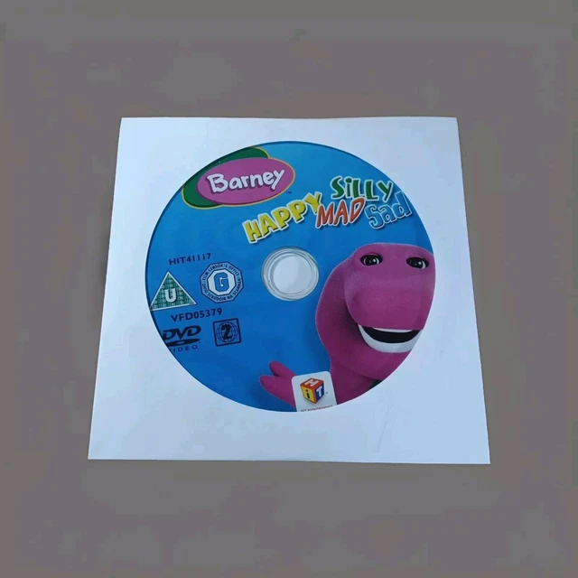BARNEY HAPPY MAD Silly Sad Dvd In Vgwc Disc Only No Case + Free Uk Post ...