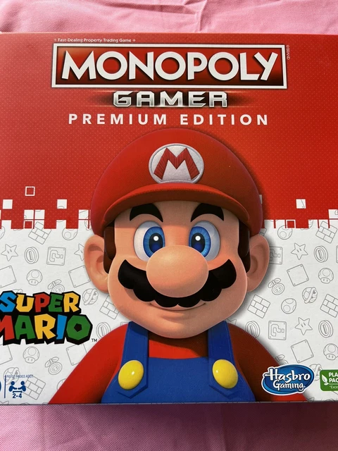 HASBRO GAMING - Super Mario Monopoly Gamer Premium Edition Board Game ...