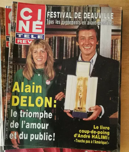 PROGRAMMES TELE TV Cine Tele Revue N°36 5 Septembre 1985 Alain Delon ...