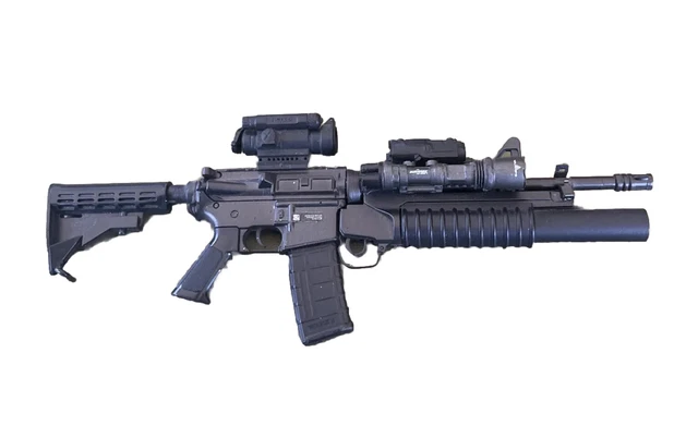 CRAZY DUMMY 1/6 Scale Dam Toys US Army Assault Rifle M4 M203 Grenade ...