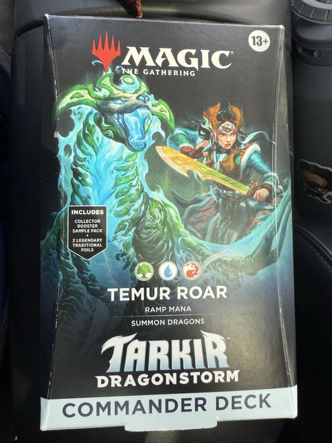 TEMUR ROAR - Tarkir Dragonstorm Commander Deck - Sealed - Magic: The ...