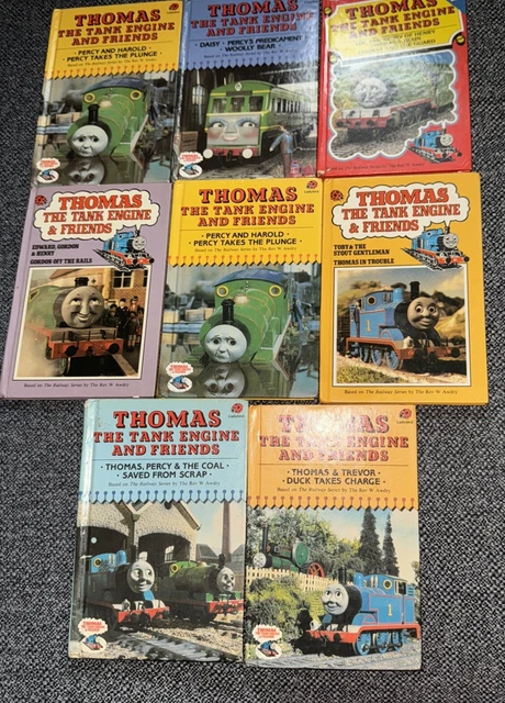 THOMAS THE TANK Engine Vintage Ladybird Books x 8 Children's Books £12. ...