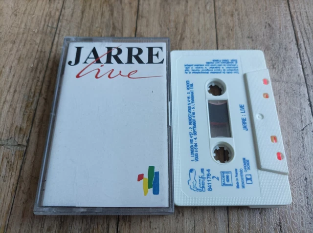 JEAN MICHEL JARRE Jarre Live Cassette Audio Tape K7 France Press EUR 7 ...